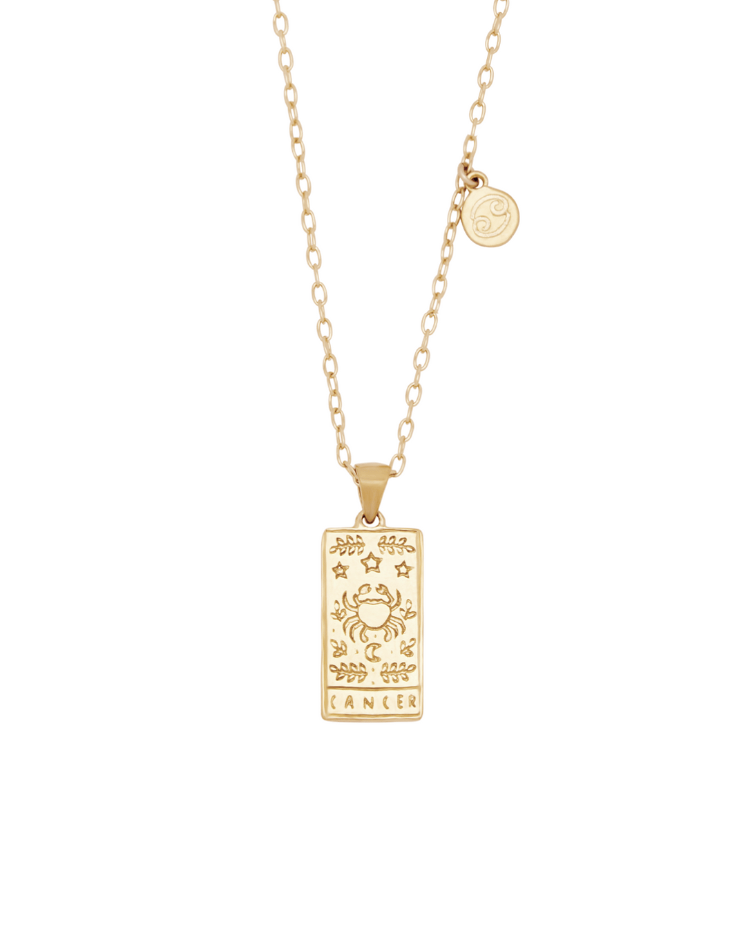 Cancer Zodiac Necklace in 18K Gold Filled | Minimal Gold Jewelry – S ...