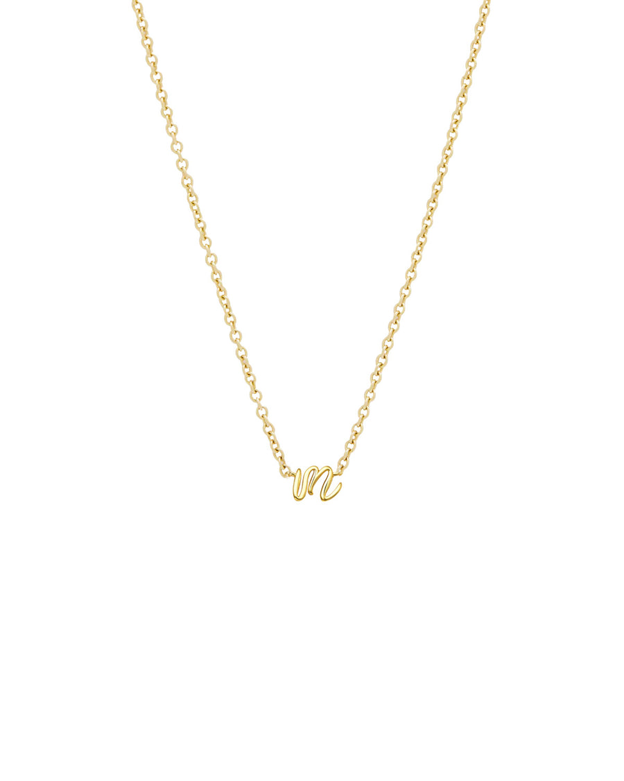 Custom Cursive Letter Necklace - S-kin Studio | Minimal Jewellery – S ...