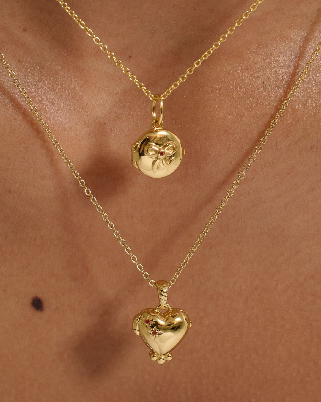 Love Heart Engravable Locket Necklace | Custom Jewelry By S-kin Studio ...