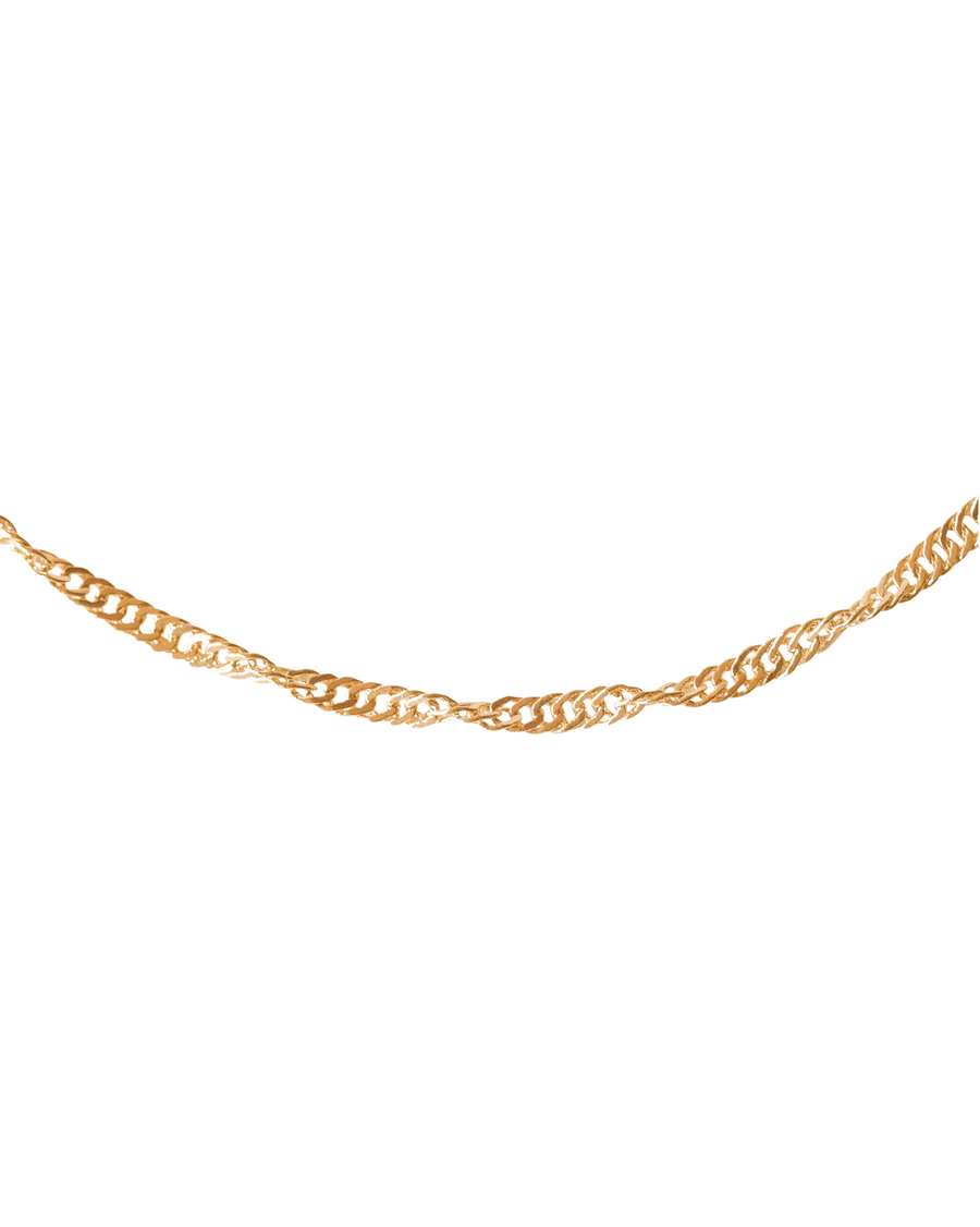 Singapore Chain Necklace - 18k Gold-Filled – S-kin Studio Jewelry