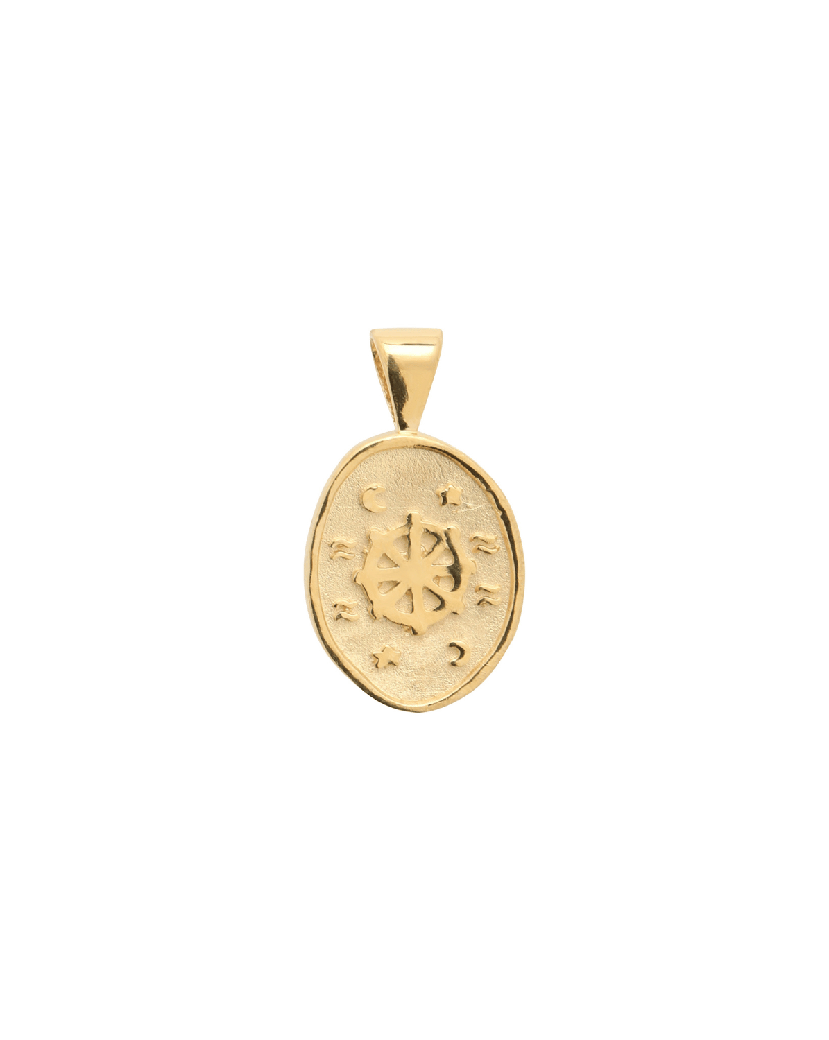 The Wheel of Fortune Pendant - 9K Gold-Filled – S-kin Studio Jewelry