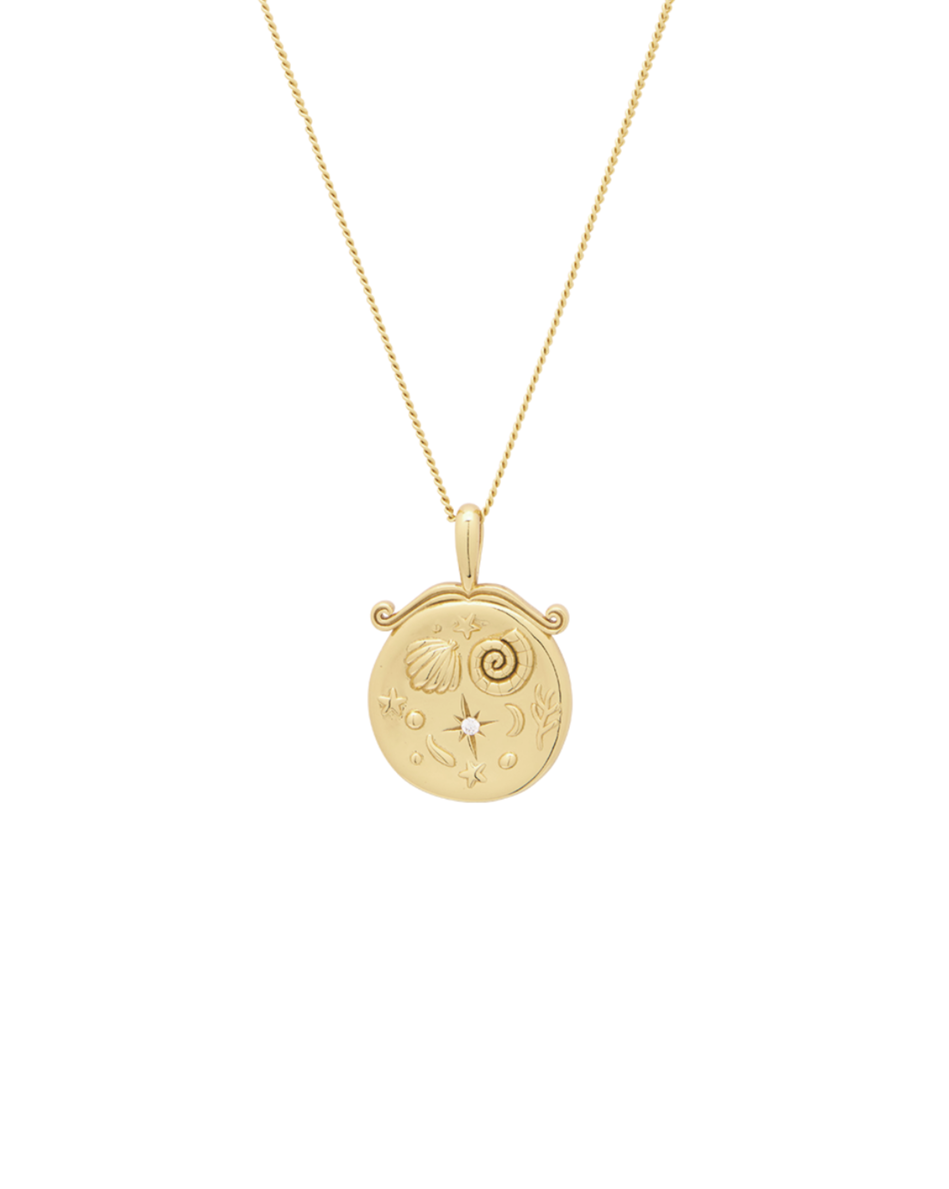 Memoir Trinket Necklace - 18K Gold Fill | S-kin Studio Jewelry