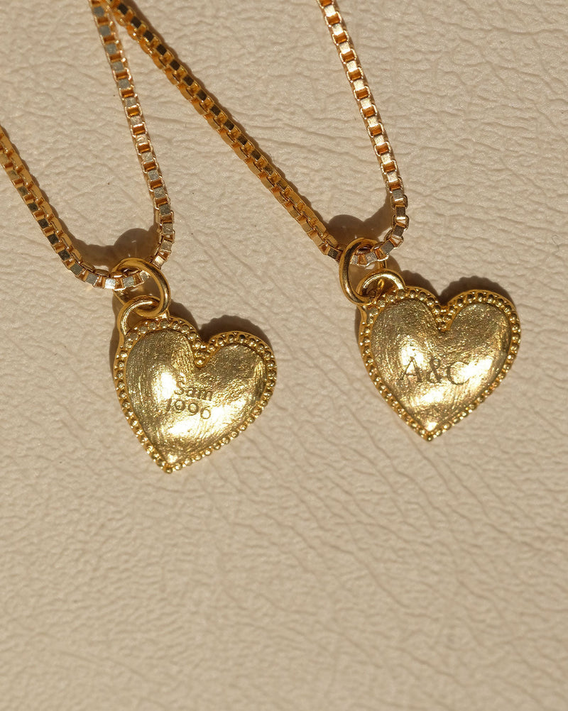 Venus Engravable Heart Necklace | Custom Jewelry By S-kin Studio – S ...