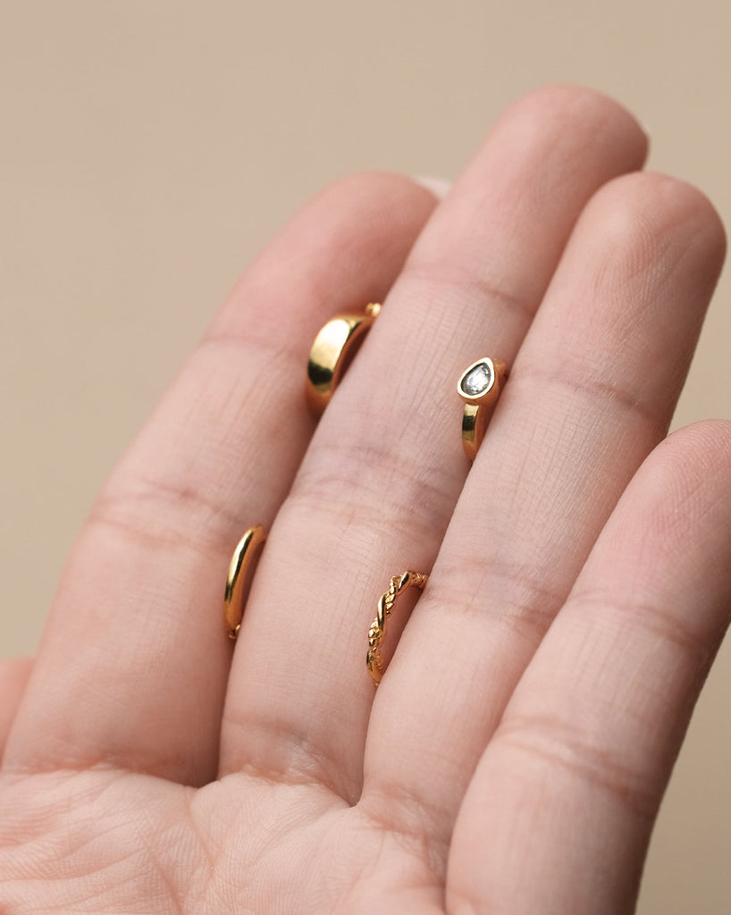 Basic Hoops Set | Piercing Earring Set | S-kin Studio Jewelry