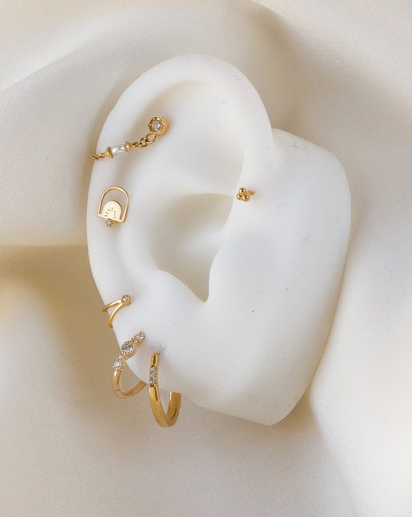 Selene Basic Hoops – S-kin Studio Jewelry