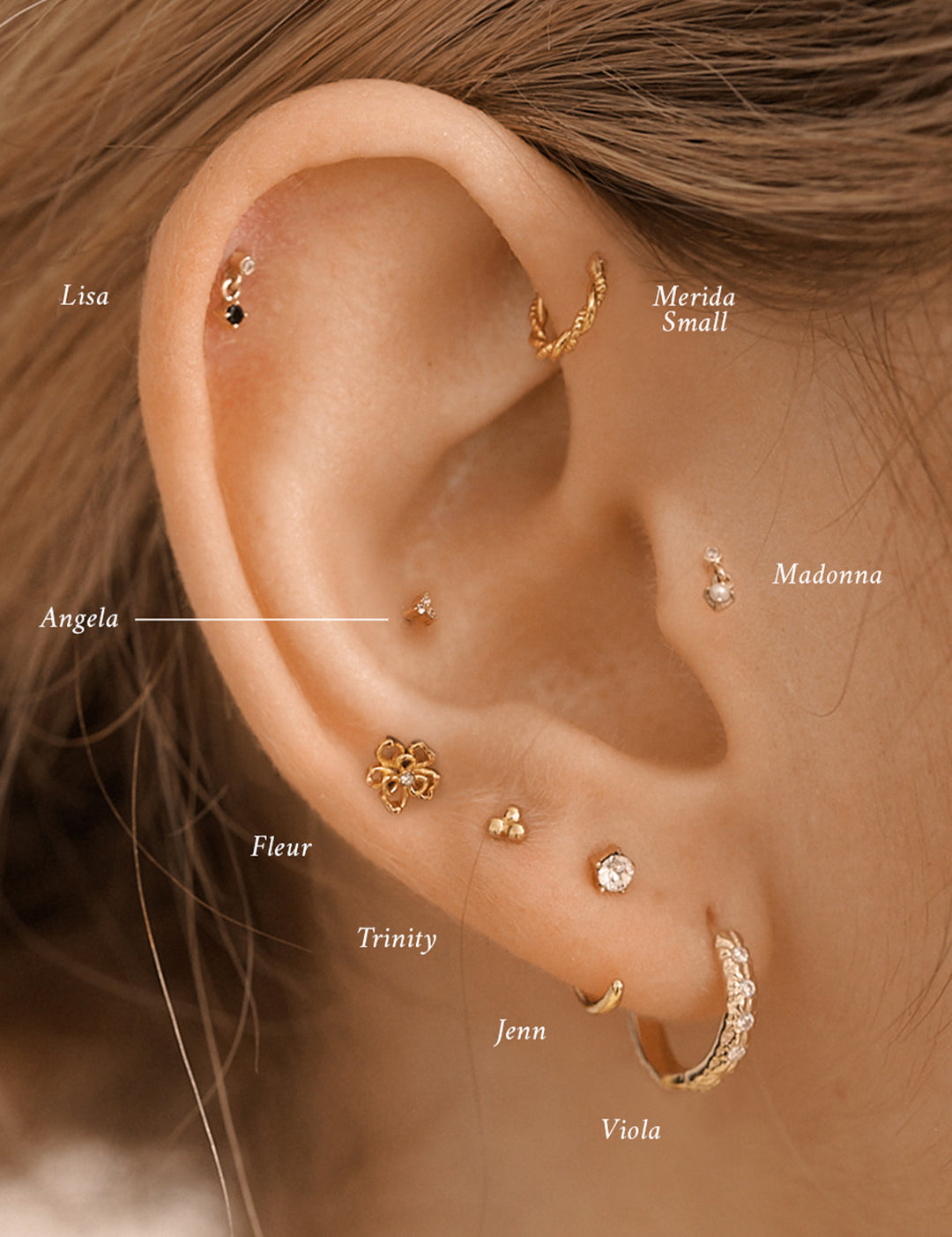 Rook Earrings - Authentic & Elegant Pieces for Your Jewellery – S-kin ...